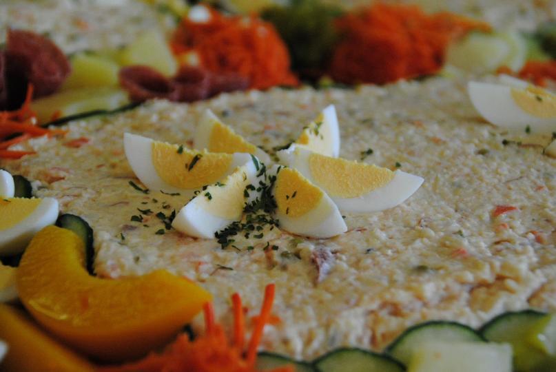 Opgemaakte Scharrelei salade - Slagerij Markus